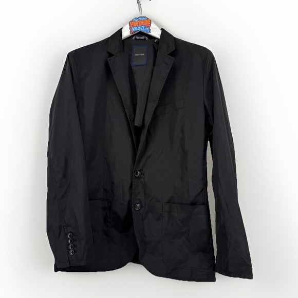 Nautica | Jackets & Coats | New Nautica Black Label Rain Blazer 4 ...